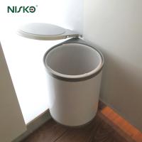 China Built-In Kitchen Cabinet Waste Bin with Soft-Closing Lid - 30L/40L/50L Capacity Pull-Out Trash Can for sale