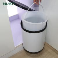 China Built-In Kitchen Cabinet Waste Bin with Soft-Closing Lid - 30L/40L/50L Capacity Pull-Out Trash Can for sale