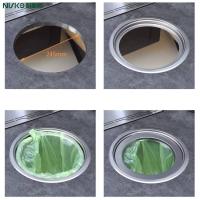 China Built-in Kitchen Counter Waste Bin 1.5L-3.5L Capacity SUS304 Stainless Steel Hidden Trash Can for sale
