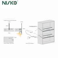 China Custom LED Cabinet Light Strip 3000K/4000K Embedded Aluminum Profile for Bedroom Furniture for sale