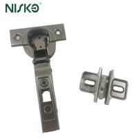 China NISKO Clip On Soft Closing Cabinet Door Hinges 3D Adjustable 50kg Heavy Duty Zinc Alloy Furniture Fittings for sale