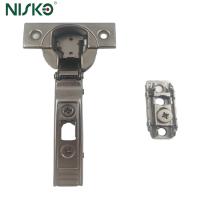 China NISKO Clip On Soft Closing Cabinet Door Hinges 3D Adjustable 50kg Heavy Duty Zinc Alloy Furniture Fittings for sale