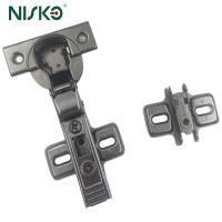 China 35mm Clip On Soft Closing Hinges 3D Adjustable Iron Cabinet Door Hinge 45kg for sale