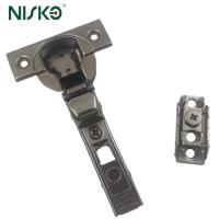 China 3D Adjustable Soft Close Cabinet Door Hinges 50kg Capacity Zinc Alloy Kitchen Wardrobe for sale