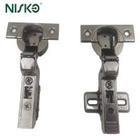 China 3D Adjustable Soft Close Cabinet Door Hinges 50kg Capacity Zinc Alloy Kitchen Wardrobe for sale
