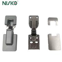 China 4D Slim Soft Close Cabinet Hinge Hydraulic Concealed for 18-25mm Thick Doors for sale