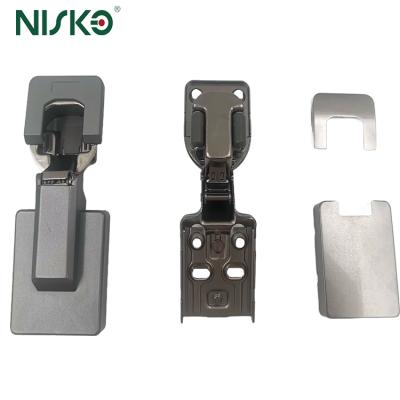 China 4D Adjustable Soft Close Cabinet Door Hinge 18-25mm Thick Door 50kg Capacity for Kitchen Bedroom Hotel Furniture for sale