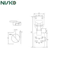 China 4D Slim Soft Close Cabinet Hinge Hydraulic Concealed for 18-25mm Thick Doors for sale