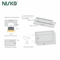 China DC12V Magnetic LED Strip Cabinet Light - 3000K/4000K Color Options with IP65 Waterproof Rating for Shelves & Displays for sale