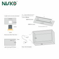 China Embedded LED Strip Light Aluminum Profile 12V DC with IP65 Rating for Indoor Furniture and Cabinet Lighting for sale