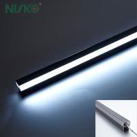 China Recessed Surface Corner Mounted LED Strip Light 12V Aluminium Profile Cabinet Lamp 3000K 4000K for sale
