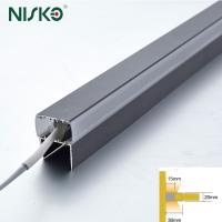 China Recessed Surface Corner Mounted LED Strip Light 12V Aluminium Profile Cabinet Lamp 3000K 4000K for sale