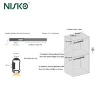 China DC12V Ultra-Thin LED Light Strip 3000K Soft Glow Oblique Lighting Bar for Home for sale