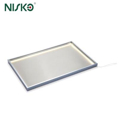 China 6000K Built-In LED Panel Light 60x60cm Energy Saving Back-Lit Ceiling Light for Office for sale