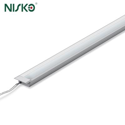China Ultra-Thin LED Aluminum Profile Strip Light 3000K 4000K Dimmable Cabinet Closet Lighting for sale