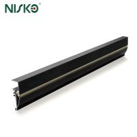 China Aluminium LED Skirting Board Light Strip 3000K 4000K for Tile Wardrobe Closet Decoration for sale