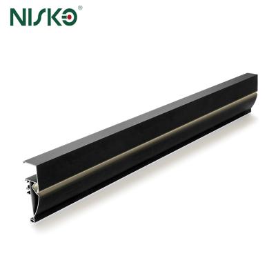 China Aluminium LED Skirting Board Light Strip 3000K 4000K for Tile Wardrobe Closet Decoration for sale