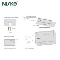 China Mini Aluminum LED Recessed Cabinet Light Strip 3000K 4000K Dimmable IP65 for sale