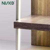 China Customized DC12V Linear LED Cabinet Light Aluminum Profile Shelf Lighting 3000K 4000K for sale