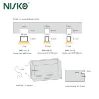 China Customized DC12V Linear LED Cabinet Light Aluminum Profile Shelf Lighting 3000K 4000K for sale