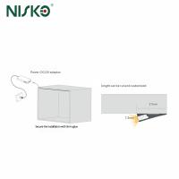 China Mini Slender Strip Closet LED Recessed Under Cabinet Shelf Light 3000K 4000K Dimmable for sale