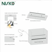 China Mini Ultra Thin Recessed LED Strip Linear Cabinet Light 3000K 4000K Aluminum Profile for sale