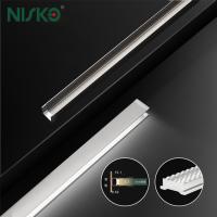 China Recessed Linear LED Strip Bar Closet Light 3000K 4000K Dimmable Aluminum Profile for Kitchen Shelves for sale