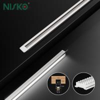 China Recessed Linear LED Strip Bar Closet Light 3000K 4000K Dimmable Aluminum Profile for Kitchen Shelves for sale