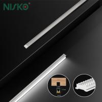 China Recessed Linear LED Strip Bar Closet Light 3000K 4000K Dimmable Aluminum Profile for Kitchen Shelves for sale