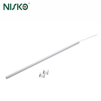 China Built-In LED Light Strip Surface Mounted Aluminum Slot Shelf Light Bar 3000K 4000K Dimmable for sale