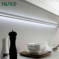 China Built-In LED Light Strip Surface Mounted Aluminum Slot Shelf Light Bar 3000K 4000K Dimmable for sale