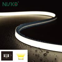 China DC12V COB LED Silicone Strip Light 3000K 4000K Cuttable Flexible Tape Lamp for Indoor Home for sale