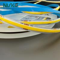 China 24V DC COB LED Strip Light Cuttable Silicone Tape 3000K 4000K for Wardrobe Cabinet for sale