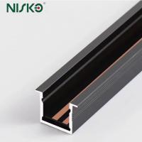 China Magnetic Track Lights Ceiling Wall Liear Light Spot Recessed LED Rail Lighting System for sale