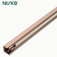 China Rotatable Adjustable Angle LED Cabinet Light Bar 48V Surface Mounted Track Linear Light 3000K 4000K for sale