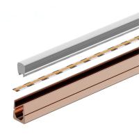 China Rotatable Adjustable Angle LED Cabinet Light Bar 48V Surface Mounted Track Linear Light 3000K 4000K for sale