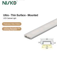China Surface Mounted LED Cabinet Light Ultra Thin Linear Lamp Bar 3000K 4000K IP65 for sale