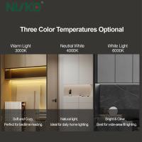 China Ultra-Thin LED Linear Batten Light 12W PIR Motion Sensor Surface Mounted Ceiling Stairs Lighting 3000K 4000K for sale