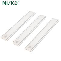 China Ultra-Thin Rechargeable LED Night Light Motion Sensor Control Magnetic Wardrobe Lighting for sale