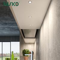 China Surface Mounted LED Cabinet Light DC 5V Round Recessed Ceiling Light With Knob Switch for sale