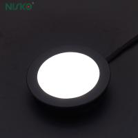 China 12V DC Circular Recessed Ceiling Panel Light Ultra-Thin Dimmable LED Cabinet Led Light for sale