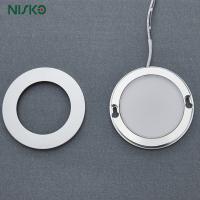 China 12V DC Circular Recessed Ceiling Panel Light Ultra-Thin Dimmable LED Cabinet Led Light for sale