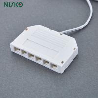 China Mini DuPont AMP Splitter Junction Box DC 12V 24V 4 Way 6 Way LED Strip Light Connector for sale