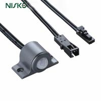 China Mini Centralized Control Switch 12mm Push Button Switches With 2 wires for Car Horn for sale