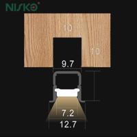 China Customized LED Cabinet Light Strip Aluminum Profile Linear Bar 12V 24V for Kitchen Wardrobe Drawer for sale