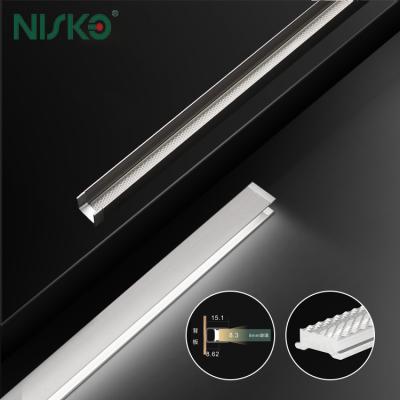 China Ultra-Thin 8.3mm Aluminum Profile LED Strip Light with 8mm Tempered Glass Diffuser DC 12V for sale