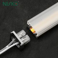 China Ultra-Narrow DC 12V Recessed LED Cabinet Light 6.2mm Aluminum Profile Closet Strip for sale