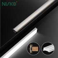 China Ultra-Narrow DC 12V Recessed LED Cabinet Light 6.2mm Aluminum Profile Closet Strip for sale