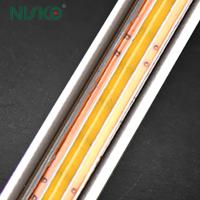 China Mini Indoor LED Cabinet Light Strip 9.7mm Height Built-In Aluminum Profile Linear Closet Light Bar DC 12V for sale