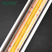 China Customized LED Strip Light Embedded Aluminum Profile 9.7mm Height for Closets Lighting for sale